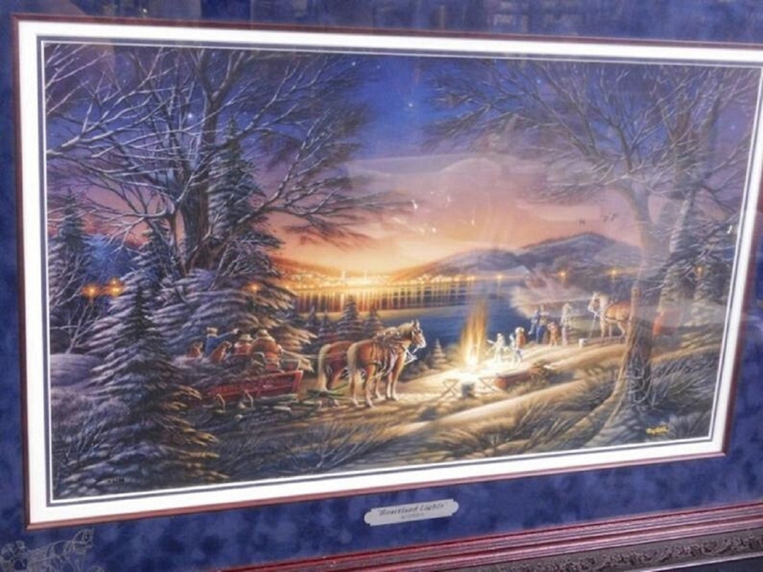 Terry Redlin Limited Edition with COA Heartland Lights numbered and ...