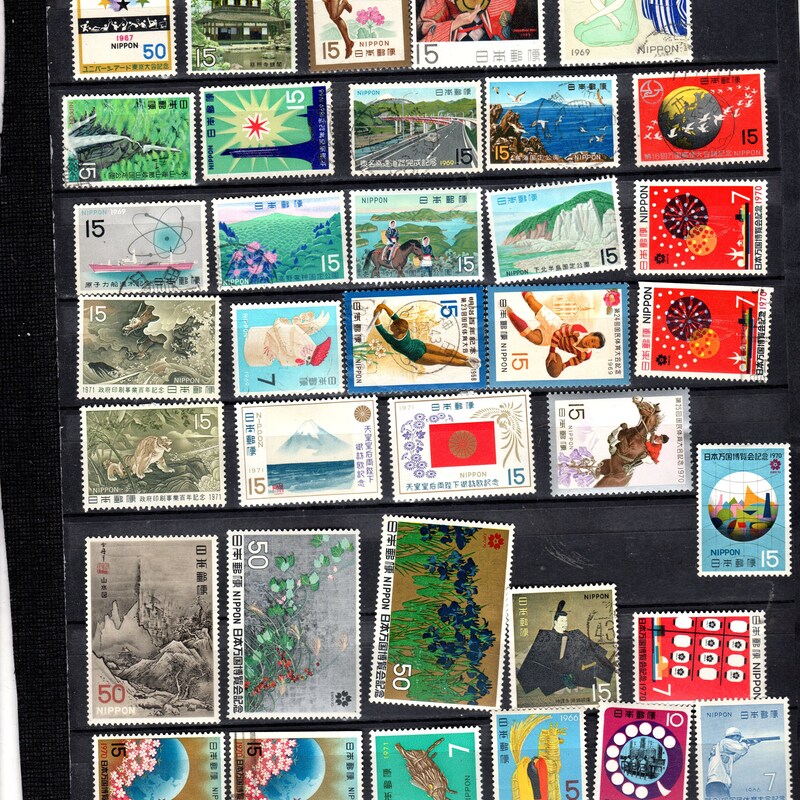 Japanese Stamps - Etsy