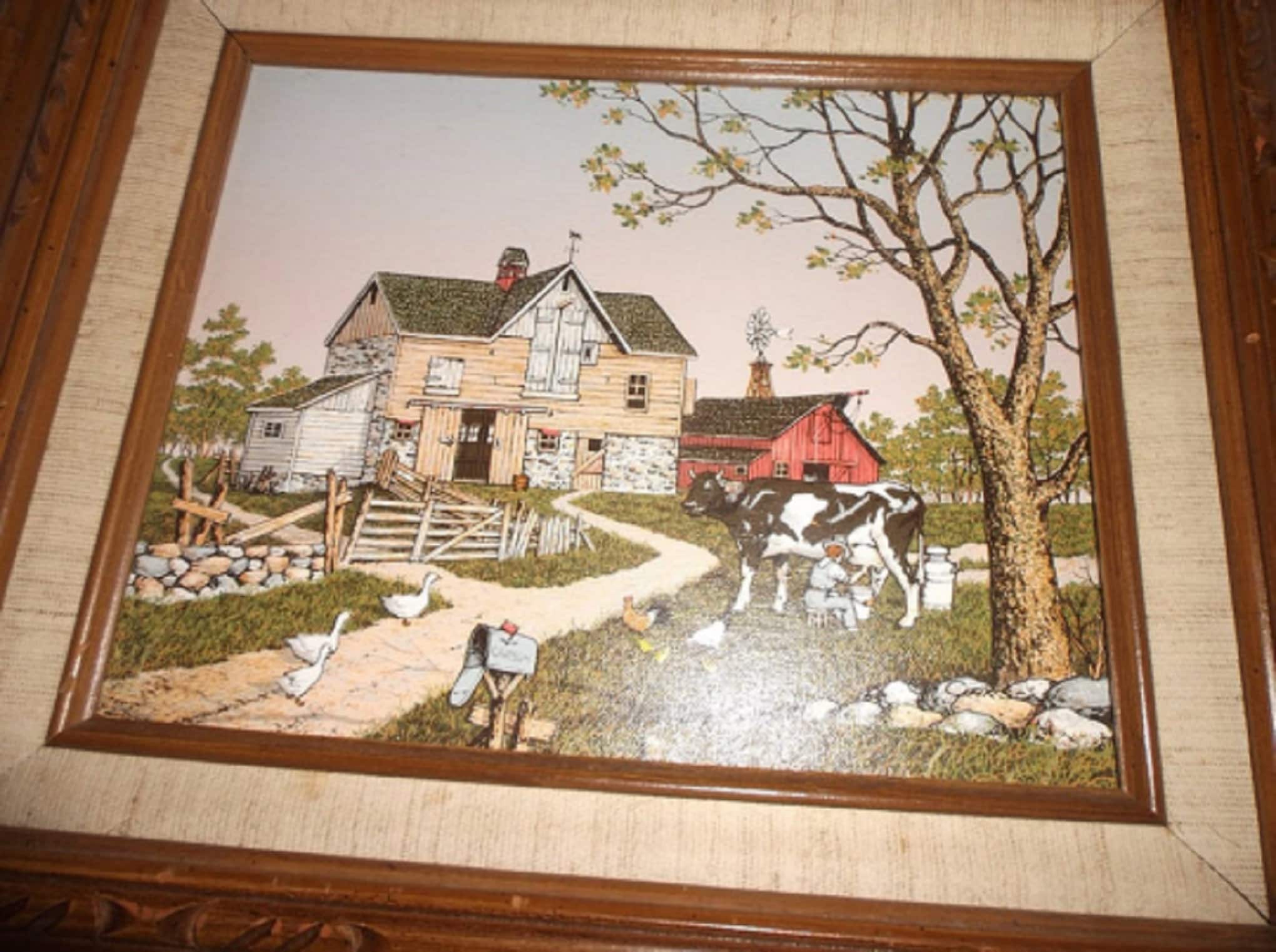C. Carson Original Signed Oil Serigraph - Etsy