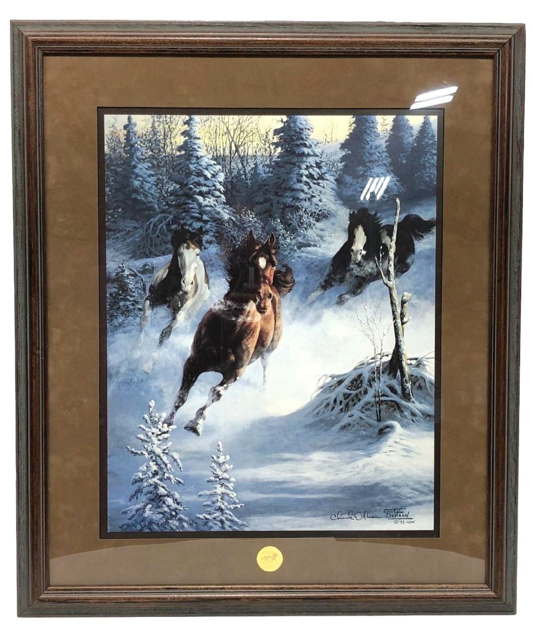 International Museum of the Horse Chuck Dehaan Signed Art Print With ...