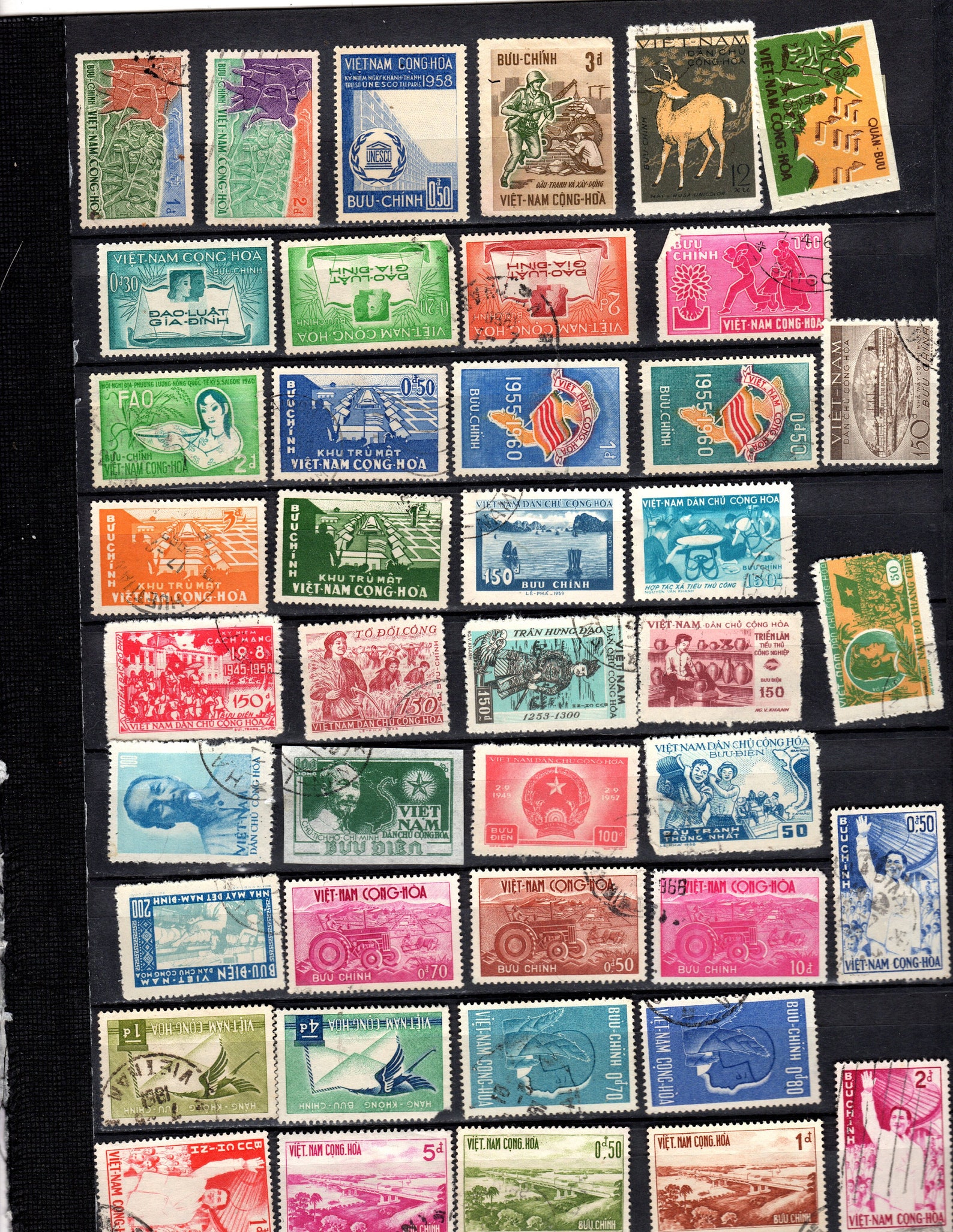 Vietnam Stamp Collection - Etsy