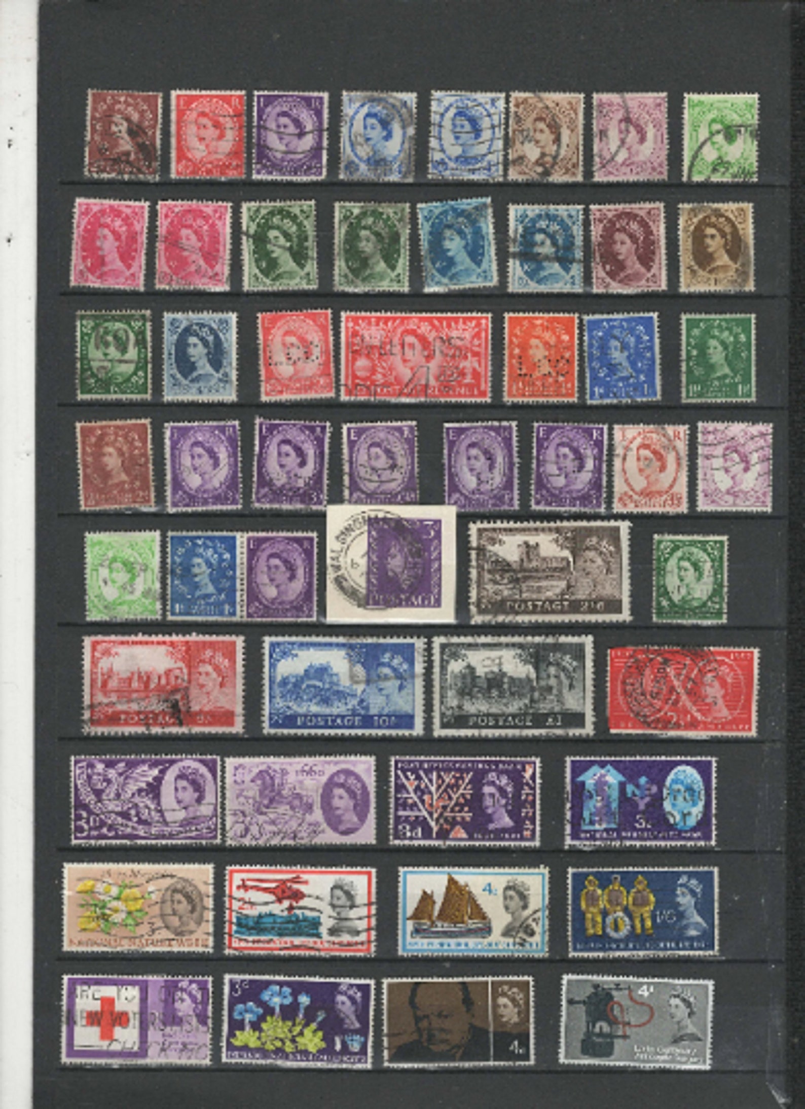 Great Britain Stamp Collection With Rare Early Issues and Error Stamps ...