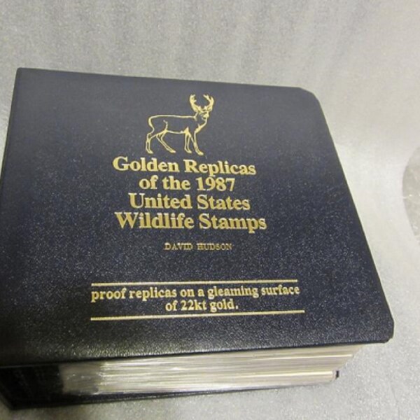 Golden Replicas of United States Stamps - Etsy