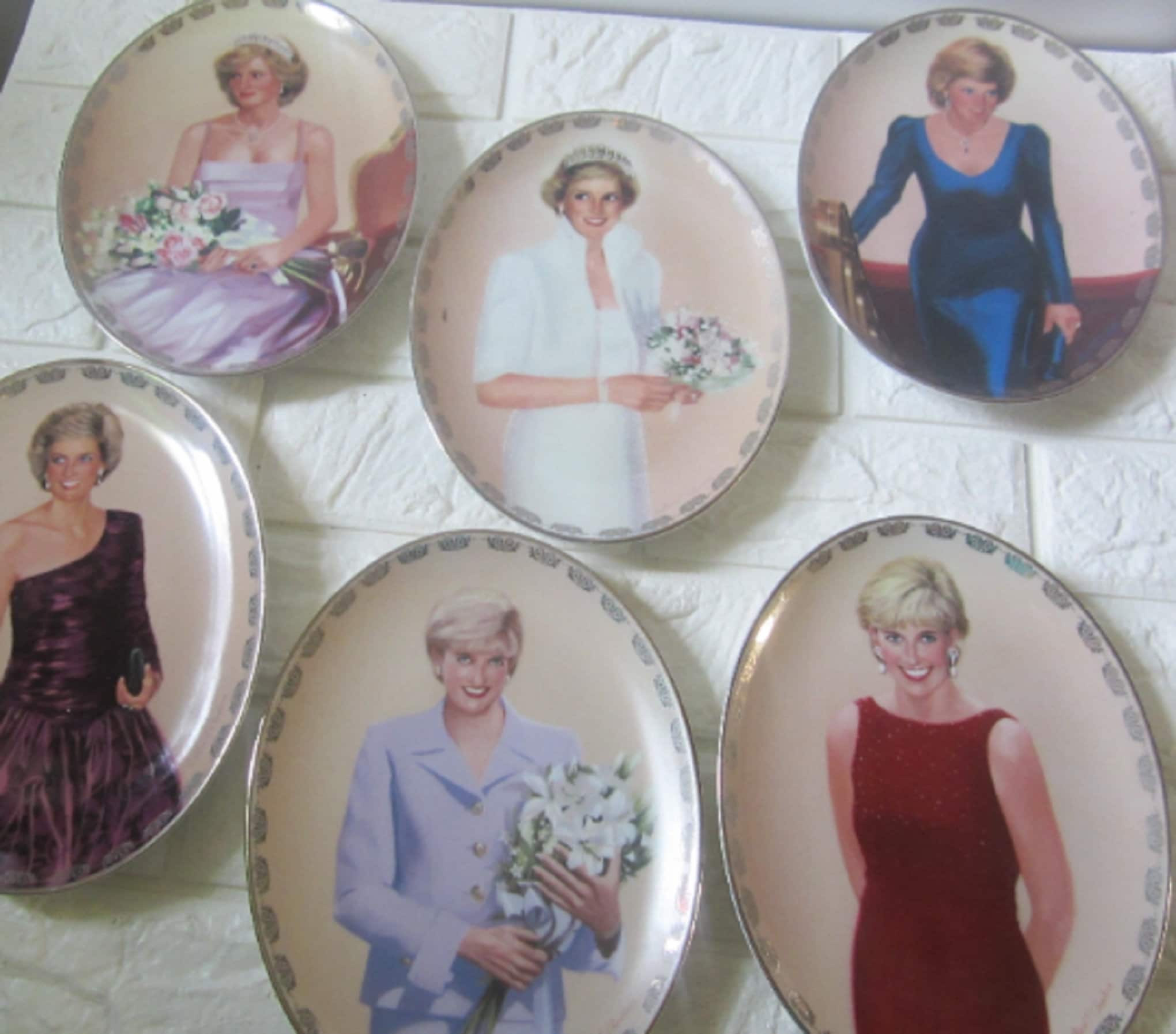 Princess Diana Collector Plates - Etsy