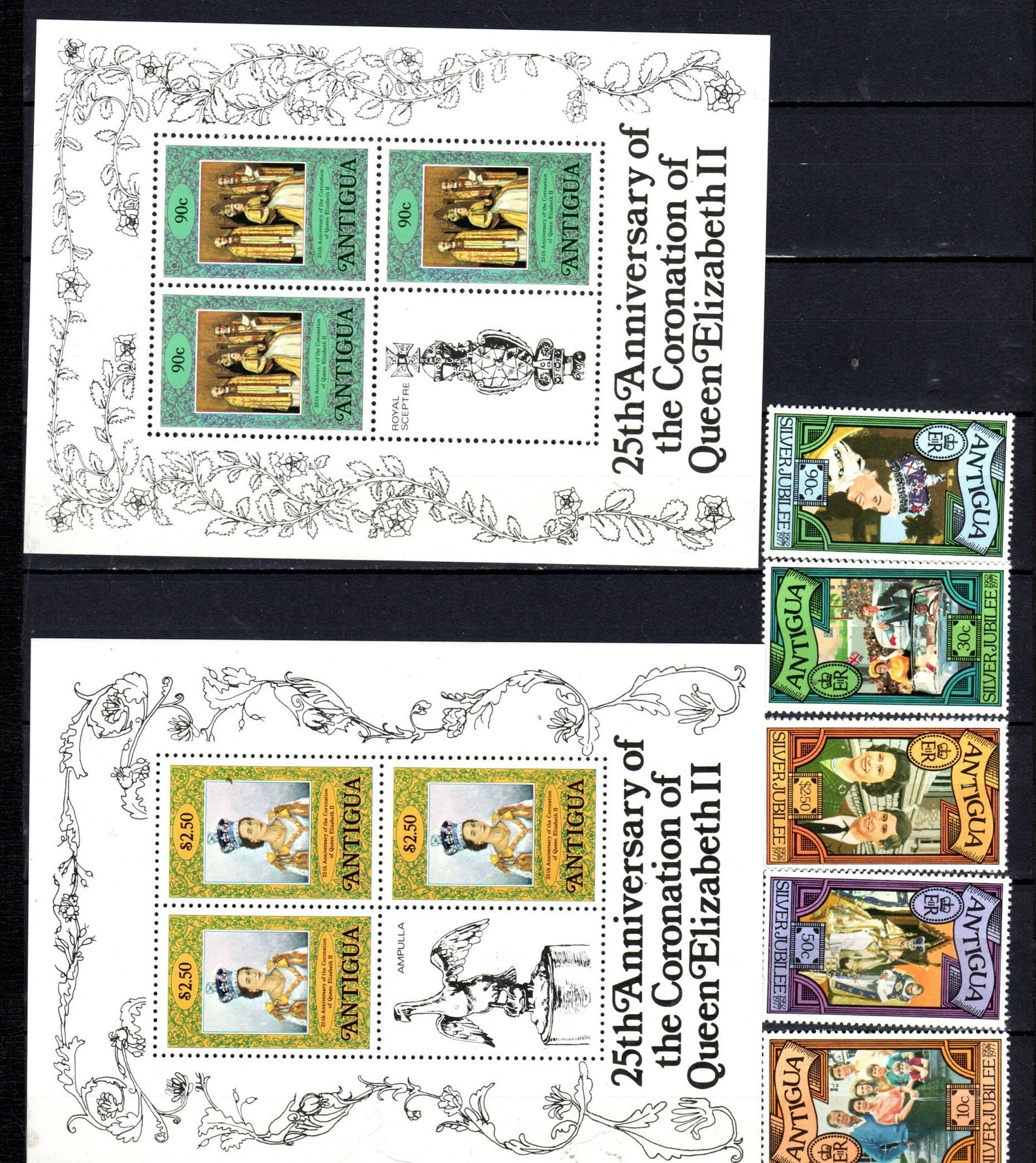 Antigua Stamp Collection - Etsy