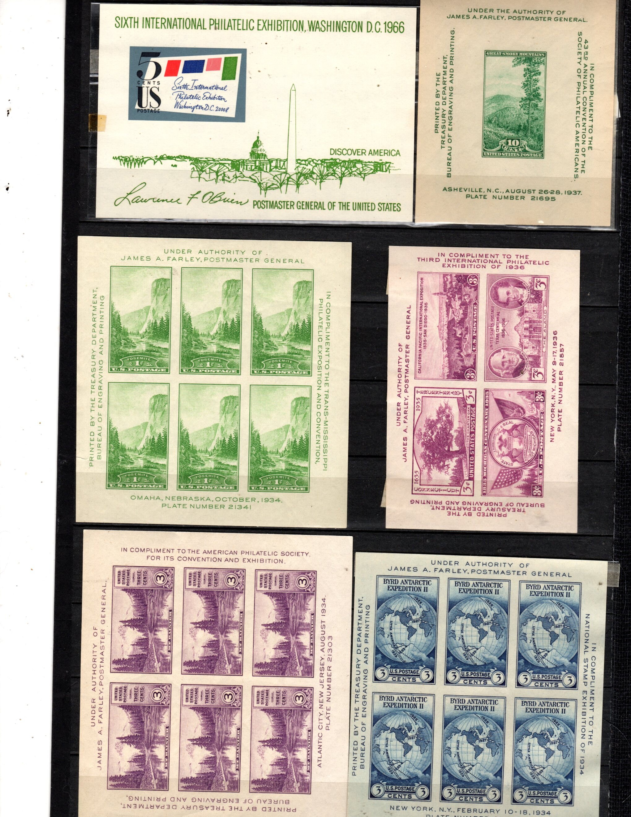 U.S. Imperforate Stamp Sheets - Etsy