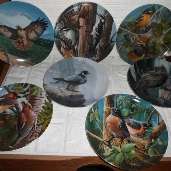 Knowles Bird Plates - Etsy