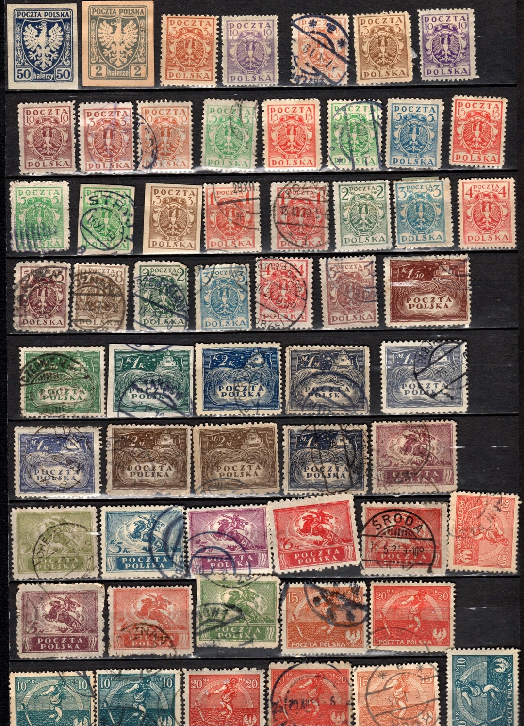 Poland Stamp Collection - Etsy