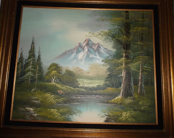 Outstanding Signed G. Whitman Mystery Artist Original Oil Painting ...