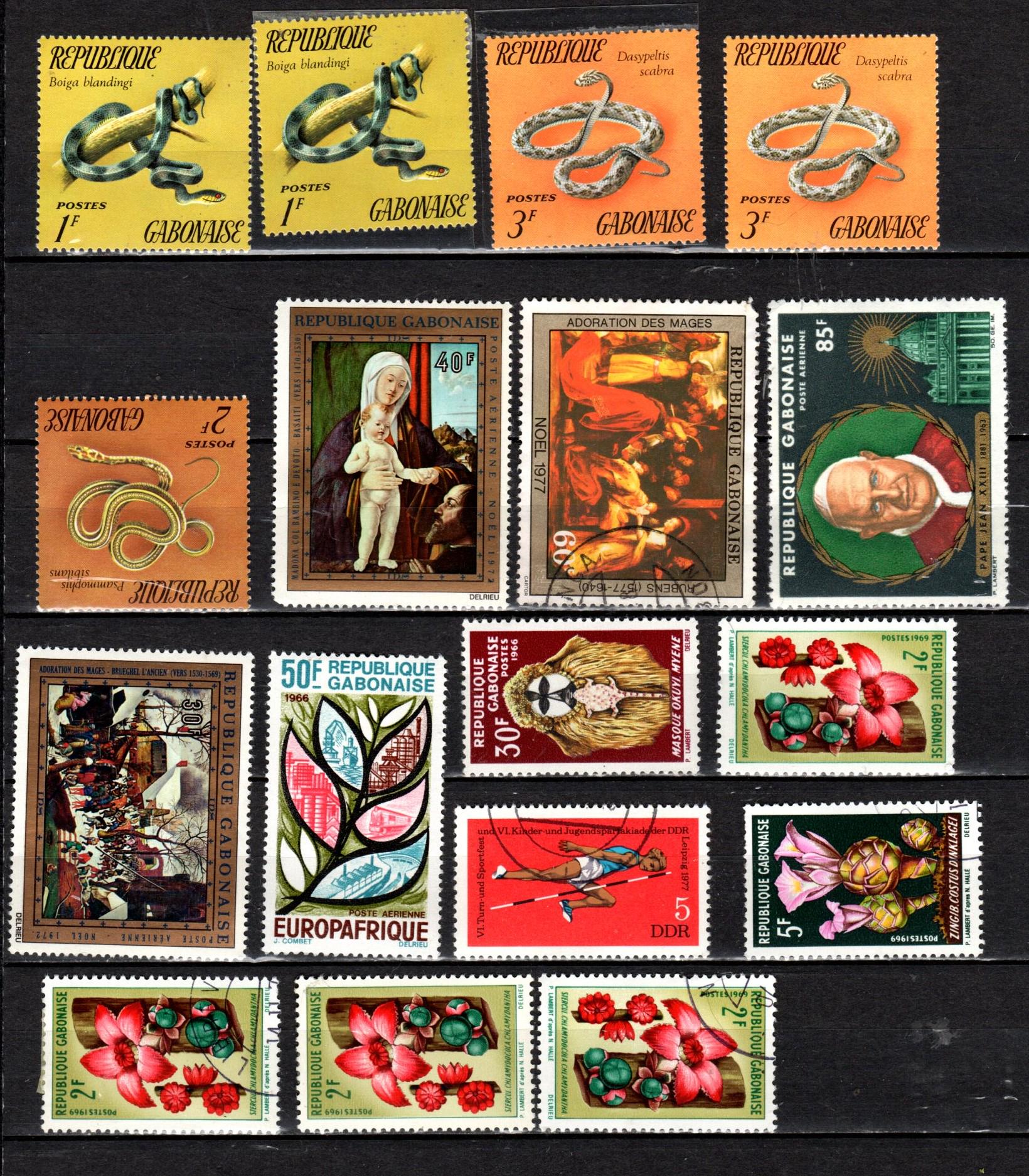 Gabon Stamp Collection - Etsy