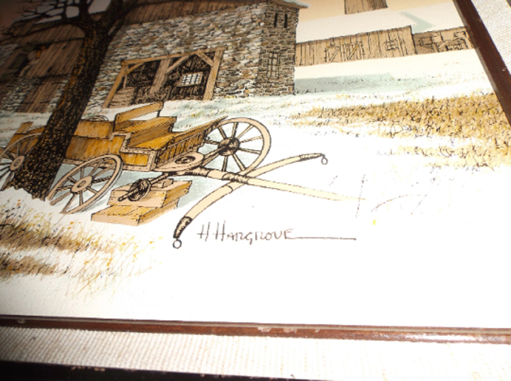 Original Signed Hargrove Serigraph Oil Painting - Etsy