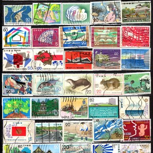 Japan Stamp Collection - Etsy