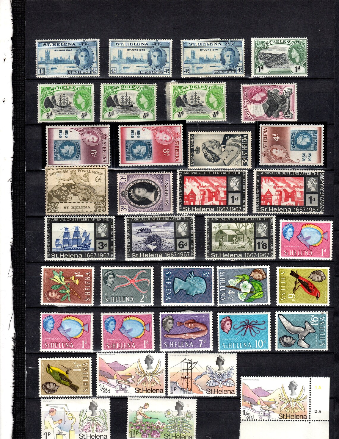 ST. Helena Stamp Collection - Etsy