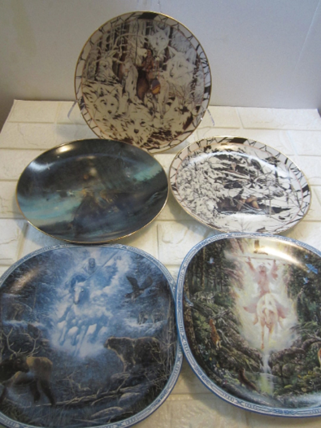 Native Indian Collector Plates - Etsy