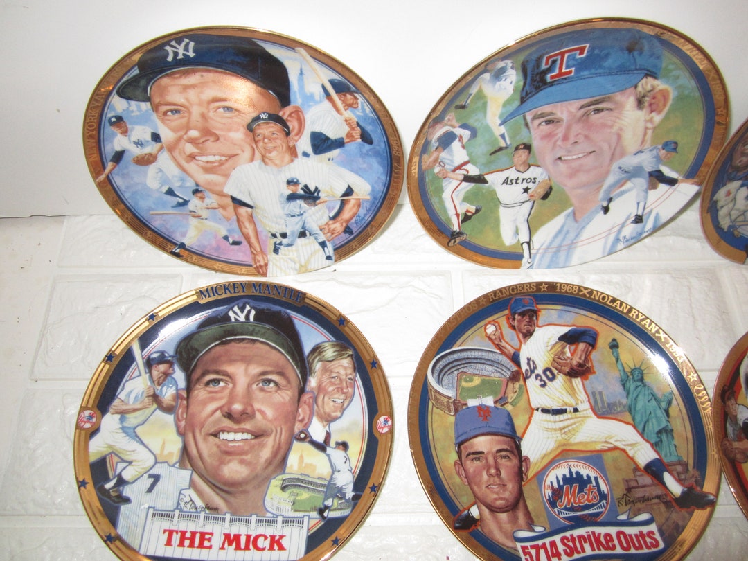 The Hamilton Collection Baseball Sports Collector's Plates Set of 12 - Etsy