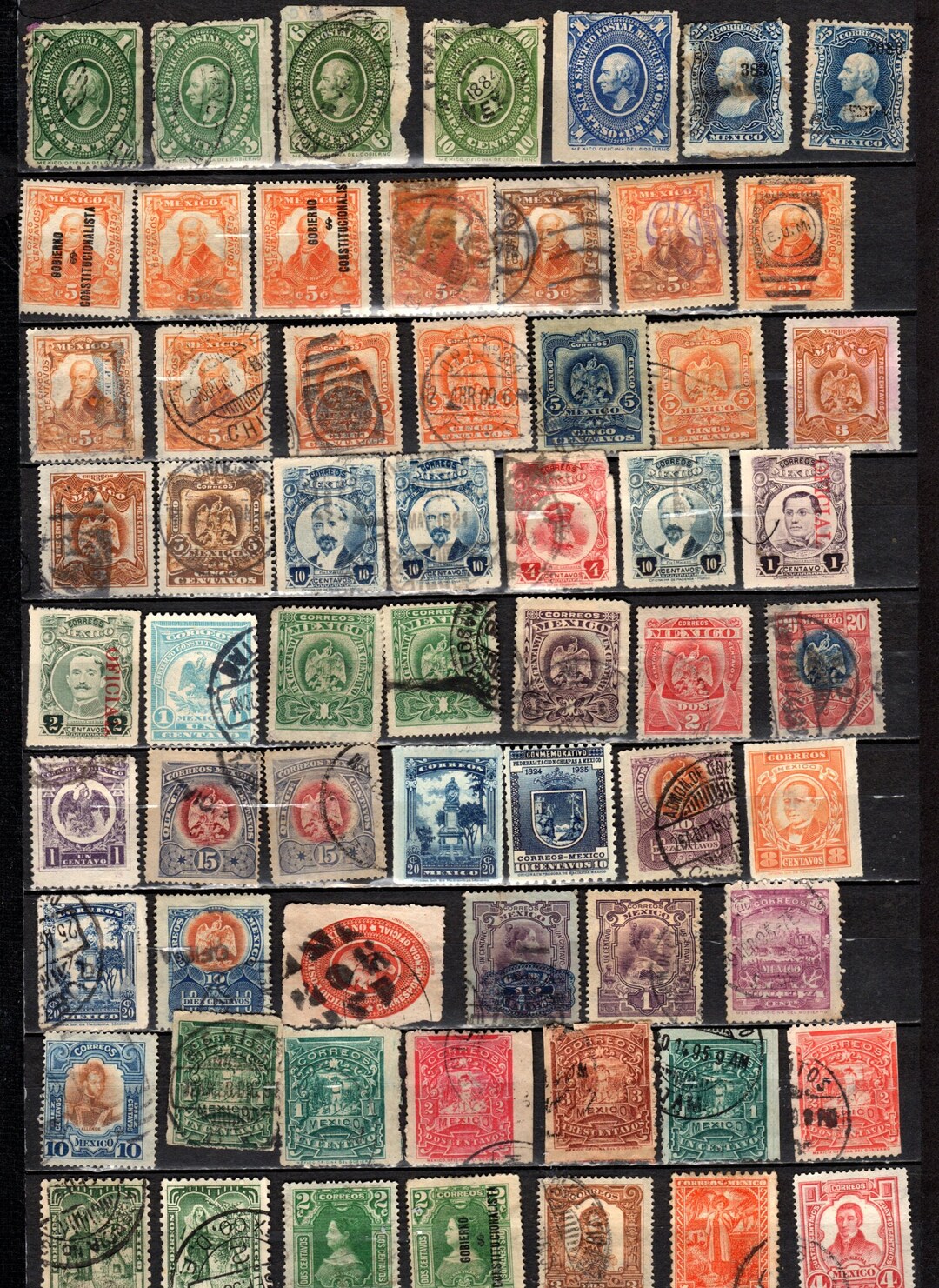 Mexico Stamp Collection - Etsy
