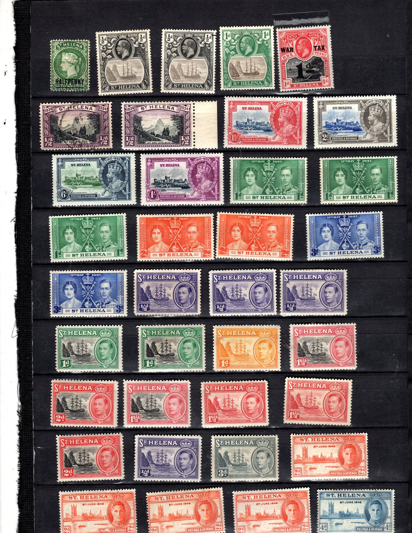 ST. Helena Stamp Collection - Etsy