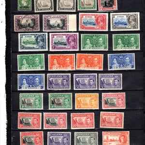 ST. Helena Stamp Collection - Etsy