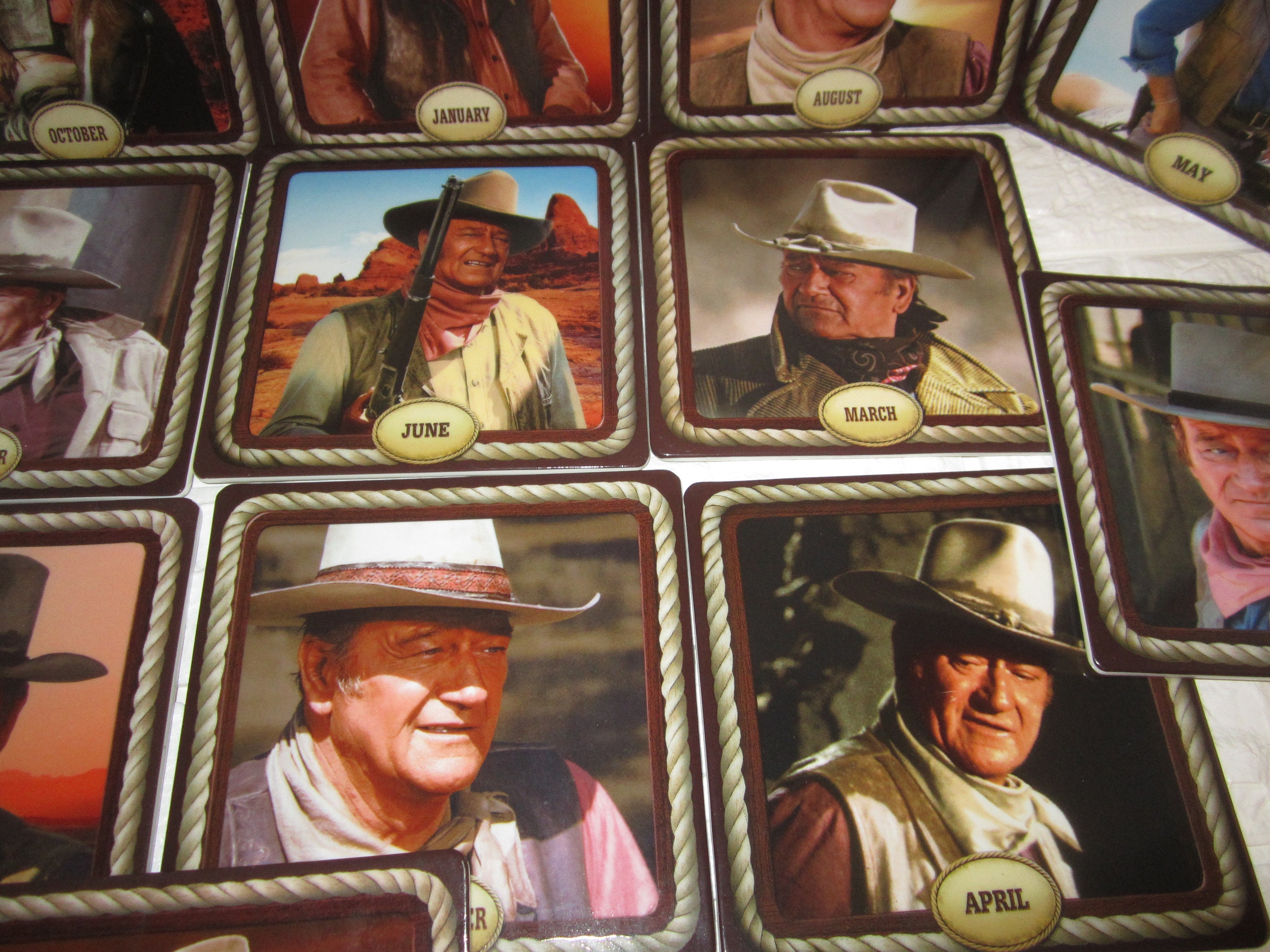 John Wayne Collector Plates - Etsy