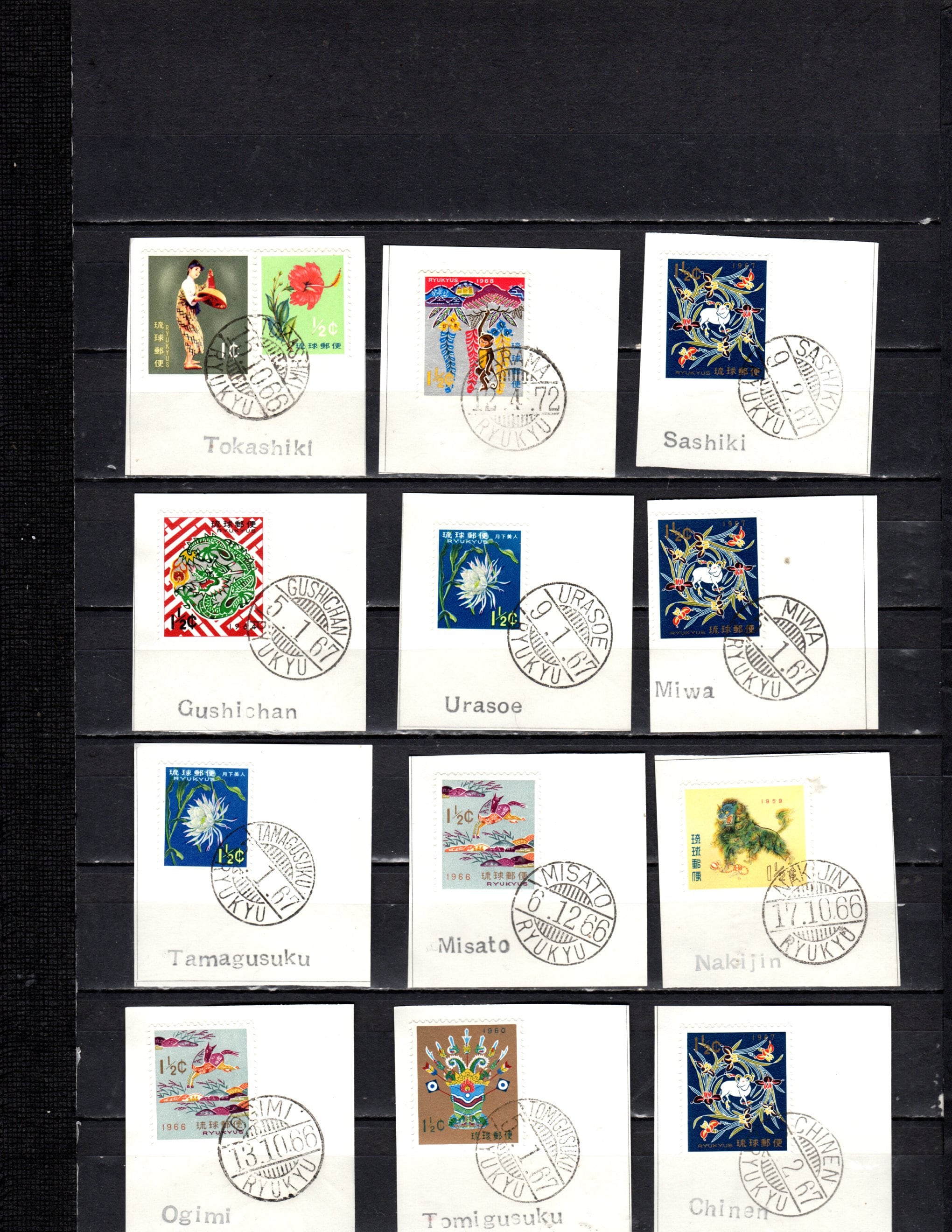 Ryukyu Islands Stamp Collection - Etsy