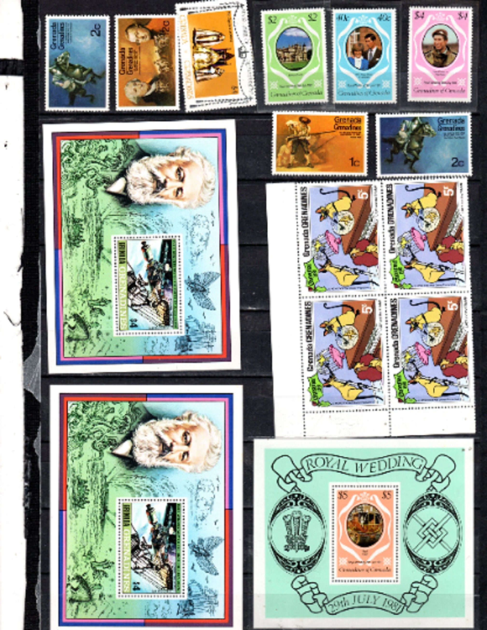 Grenada Grenadines Stamp Collection - Etsy