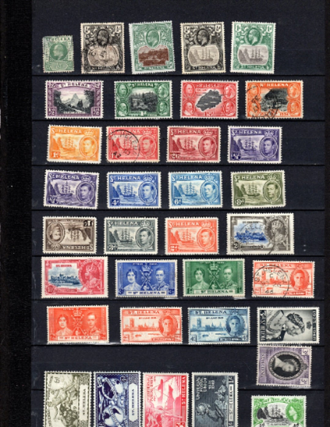 St. Helena Stamp Collection - Etsy