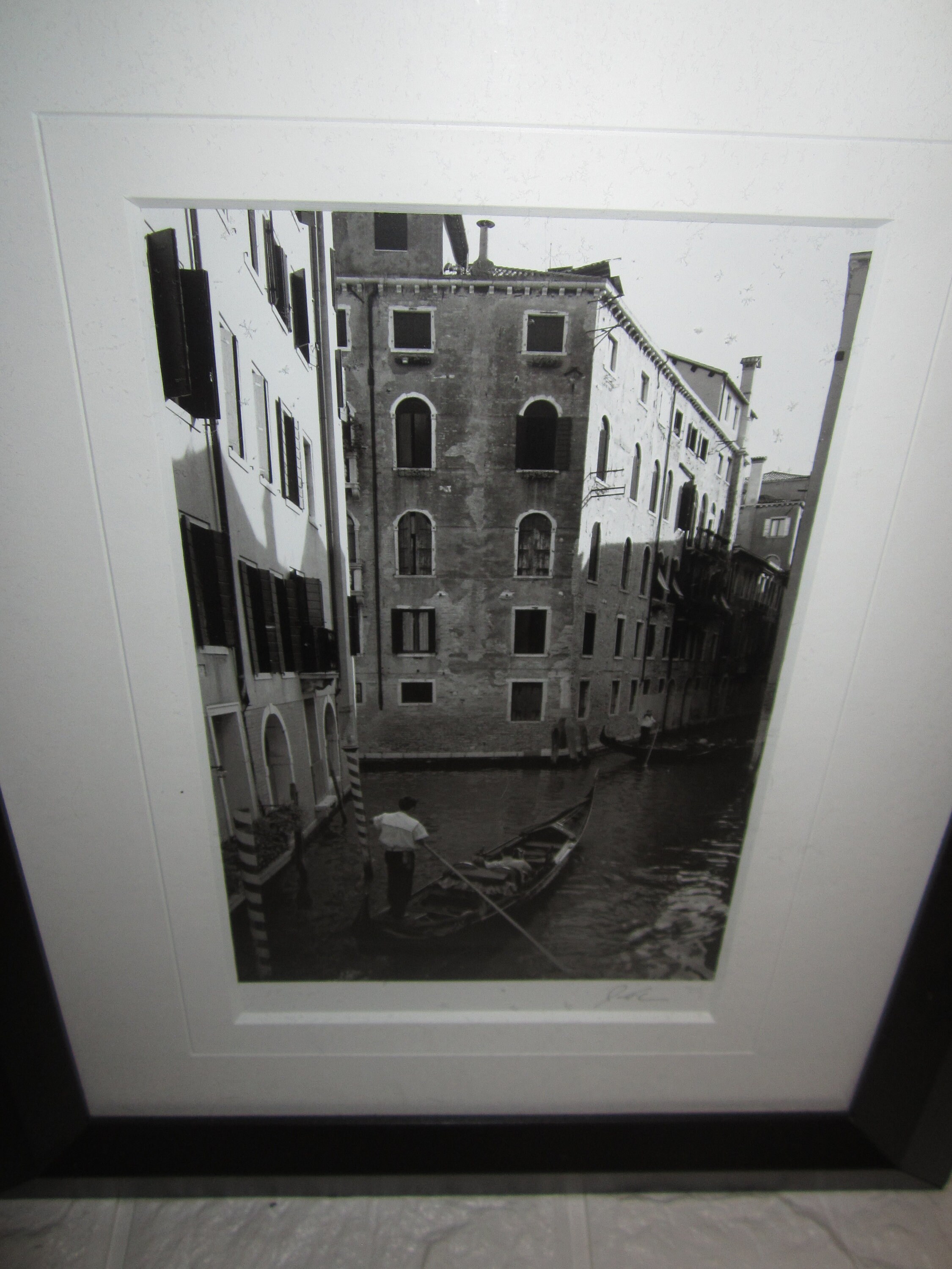 Gondoles Working the Canal Venice Signed by Artist Jesse Kalisher - Etsy