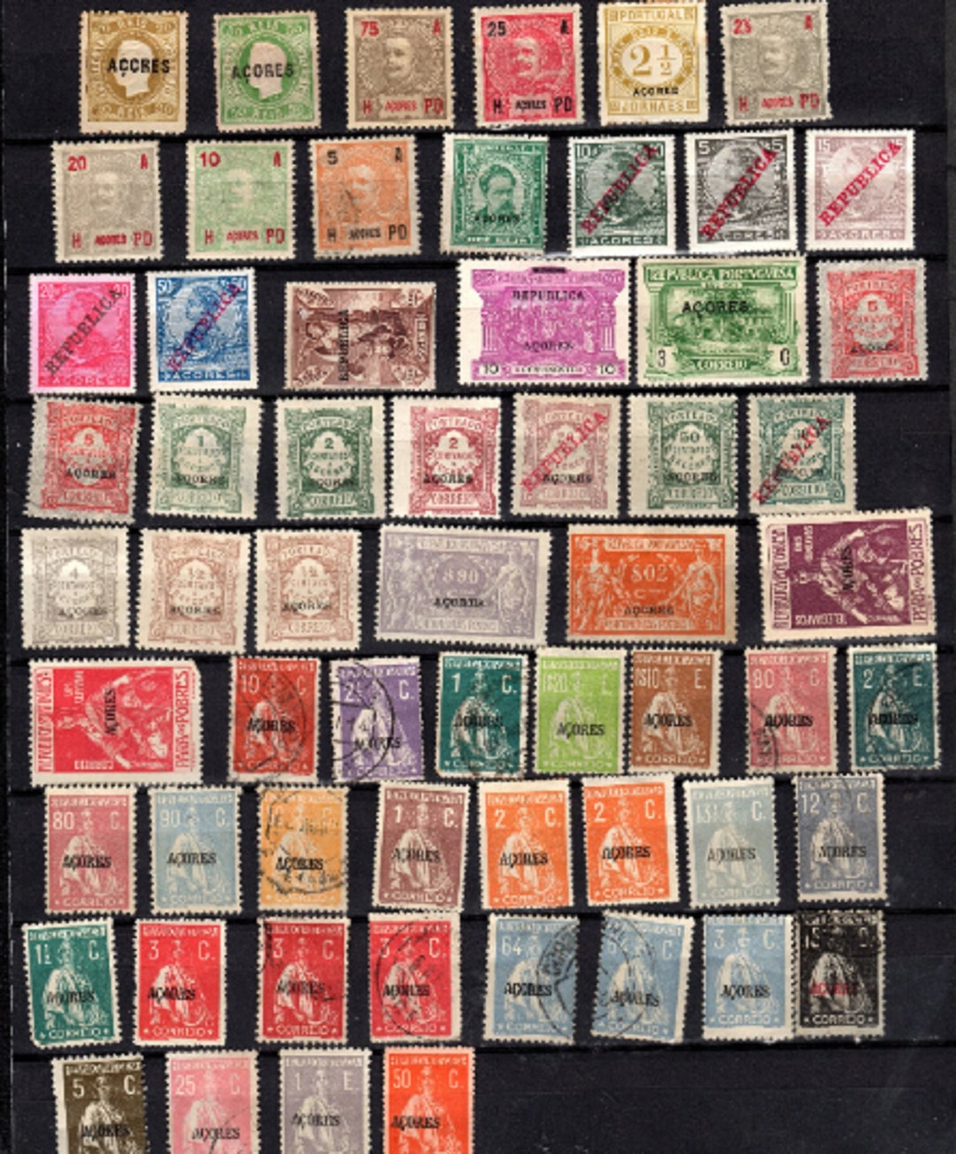 Azores Stamp Collection - Etsy