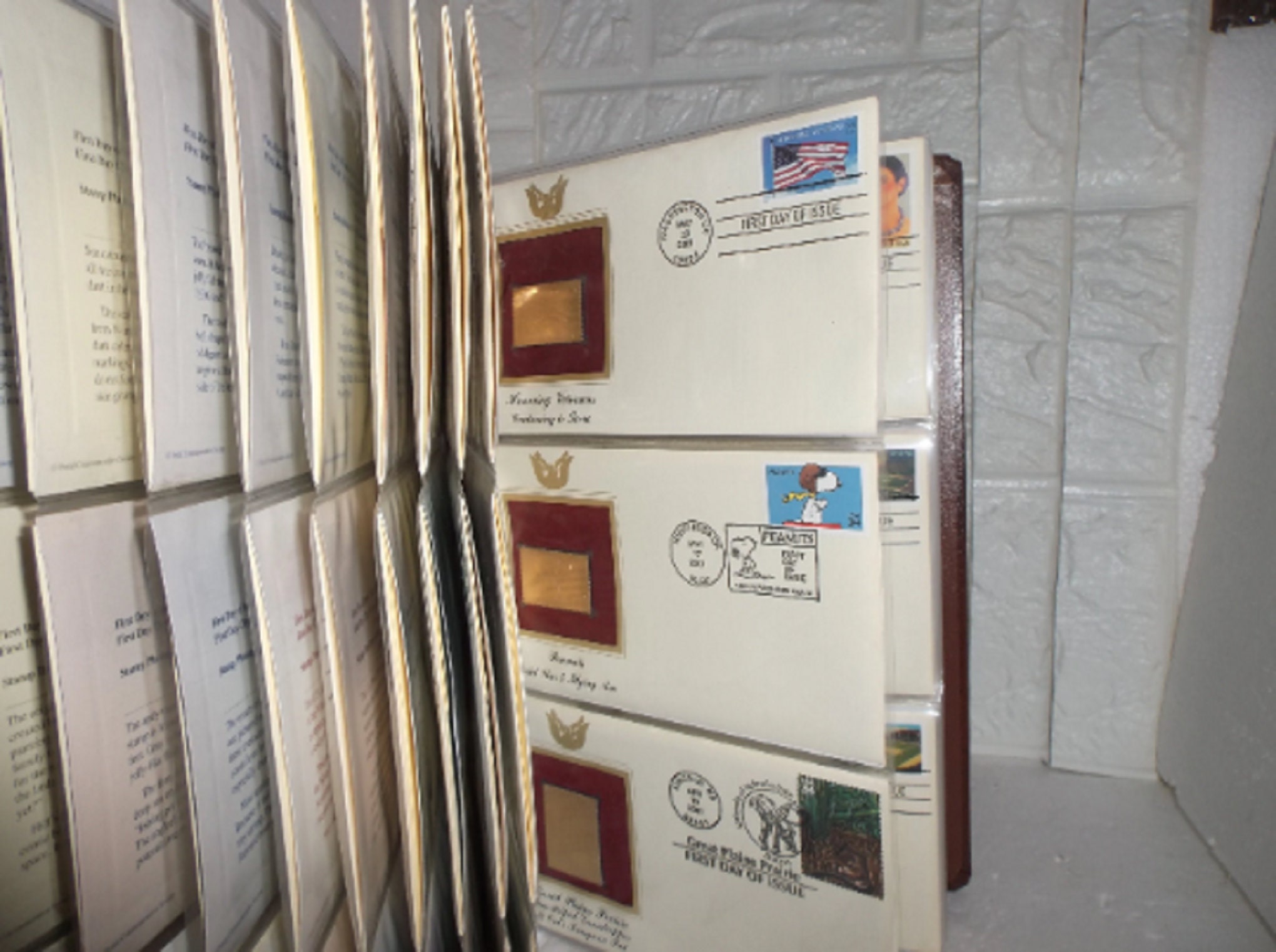 Golden Replicas and First Day Issue Stamps With Binder - Etsy