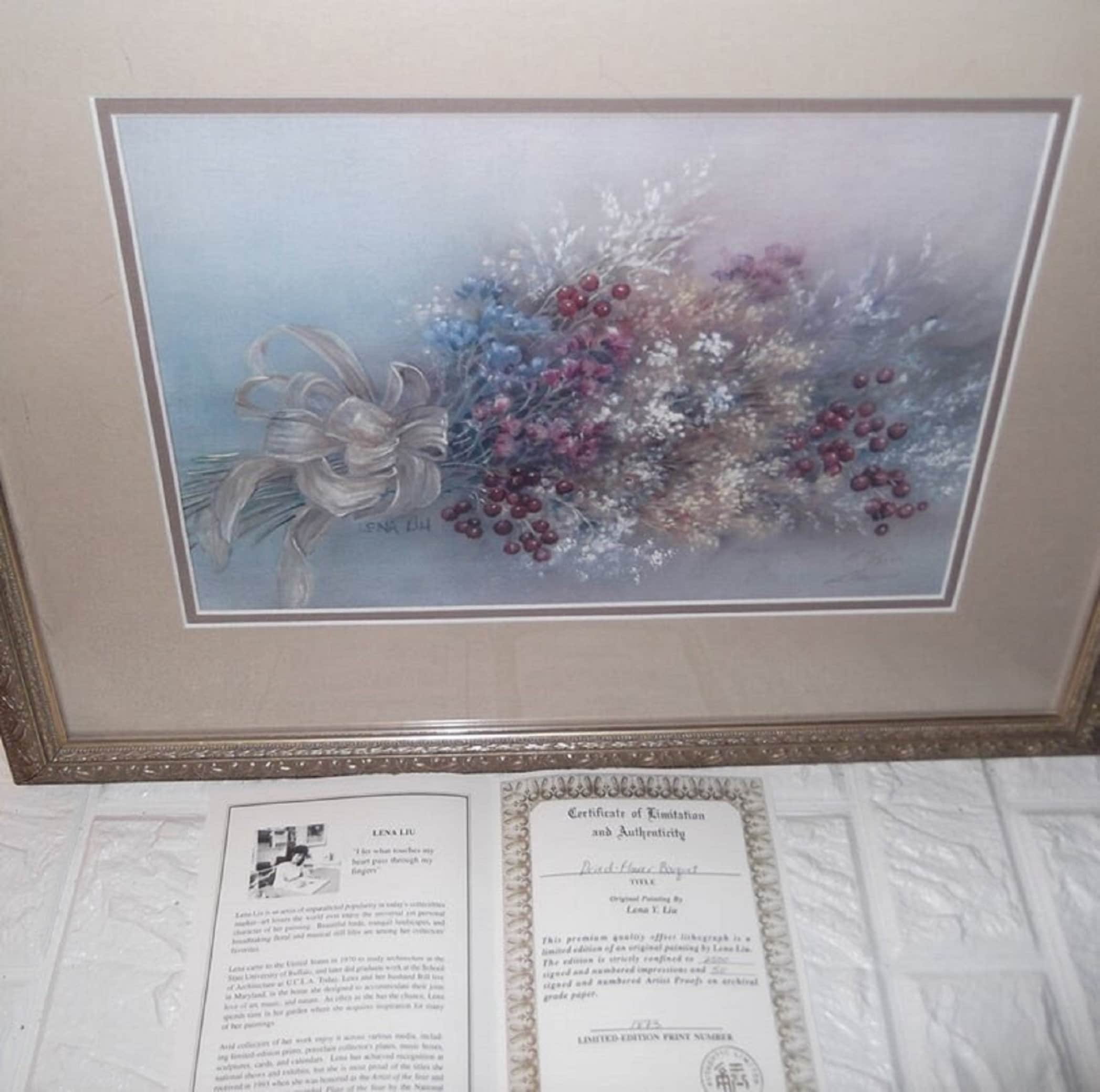 Vintage Lena Liu Limited Signed and Numbered Artwork With COA - Etsy