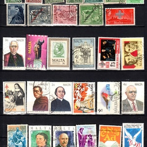 Malta Stamp Collection - Etsy