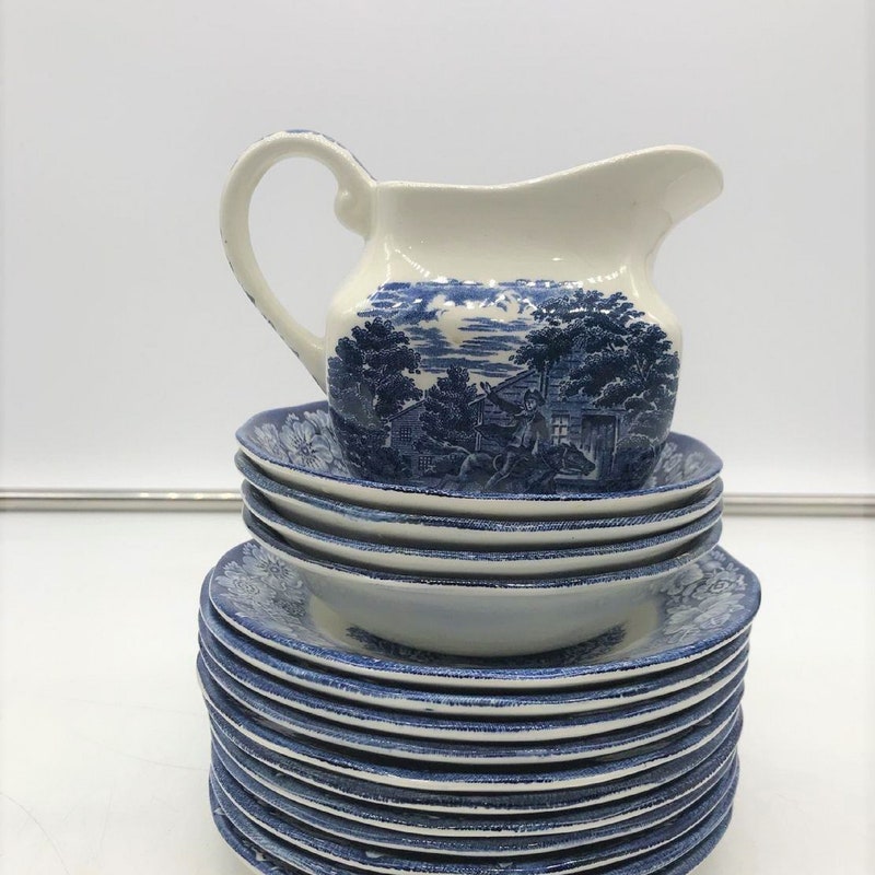 Liberty Blue Dishes - Etsy