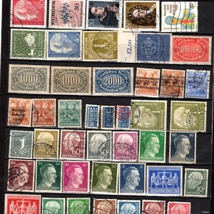 Germany Stamp Collection - Etsy