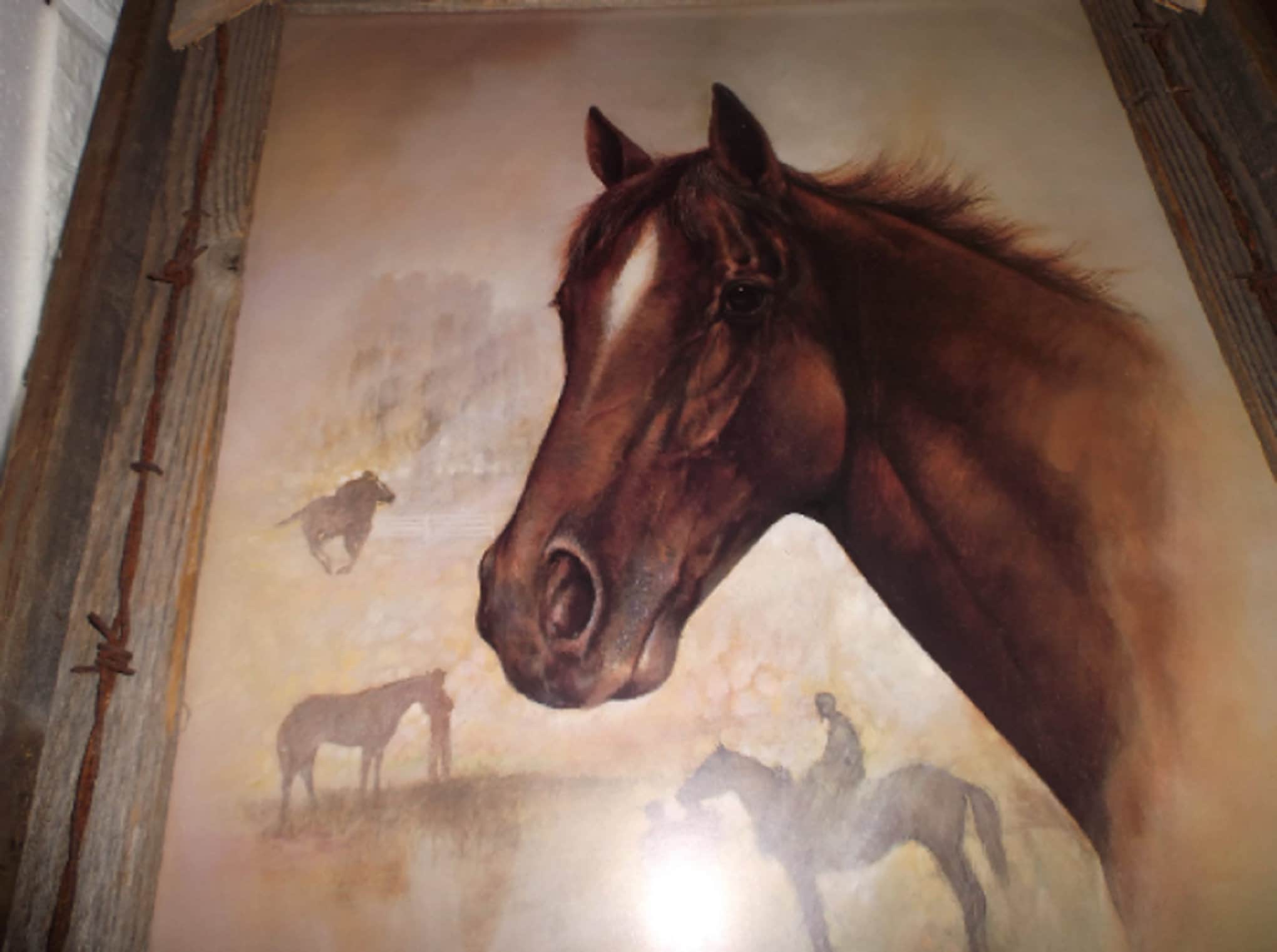 Ruane Manning Signed Horse Print - Etsy