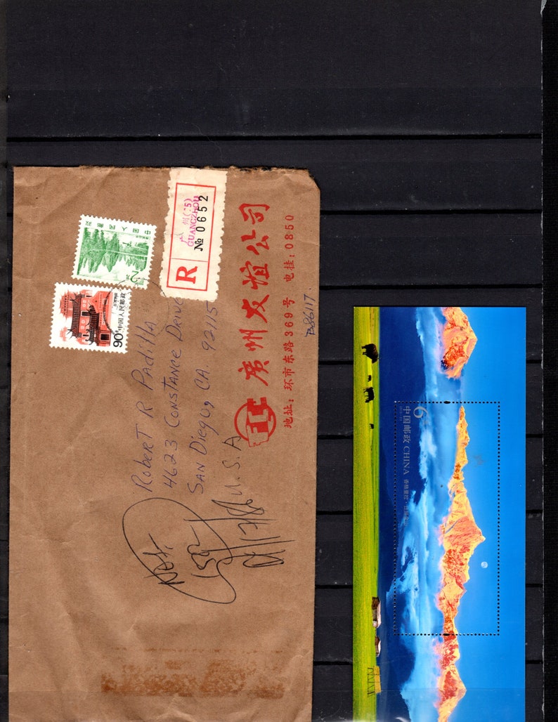 Chinese Postage Stamp and FDC Collection With Rare Revenue Stamp - Etsy