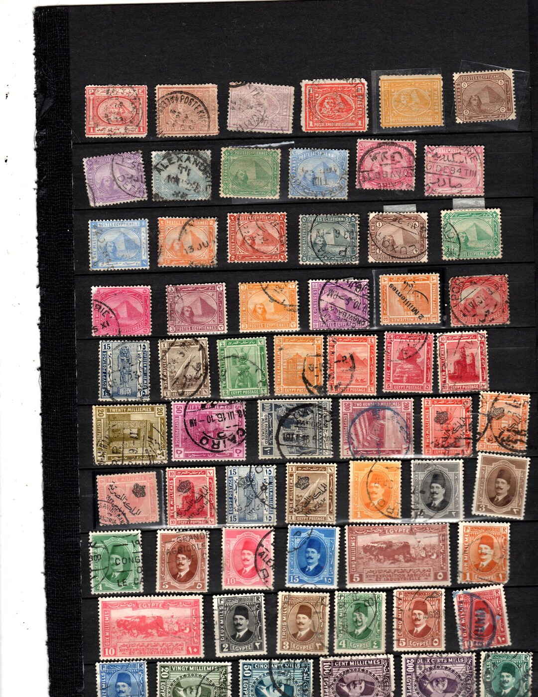 Egypt Stamp Collection - Etsy