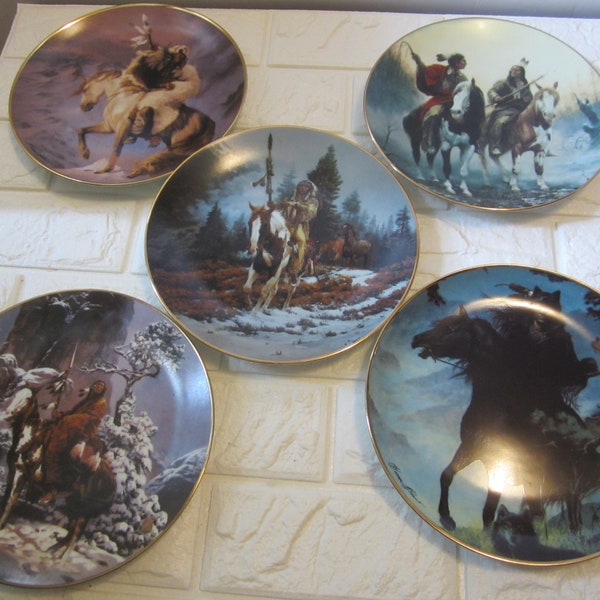 Indian Collector Plate - Etsy