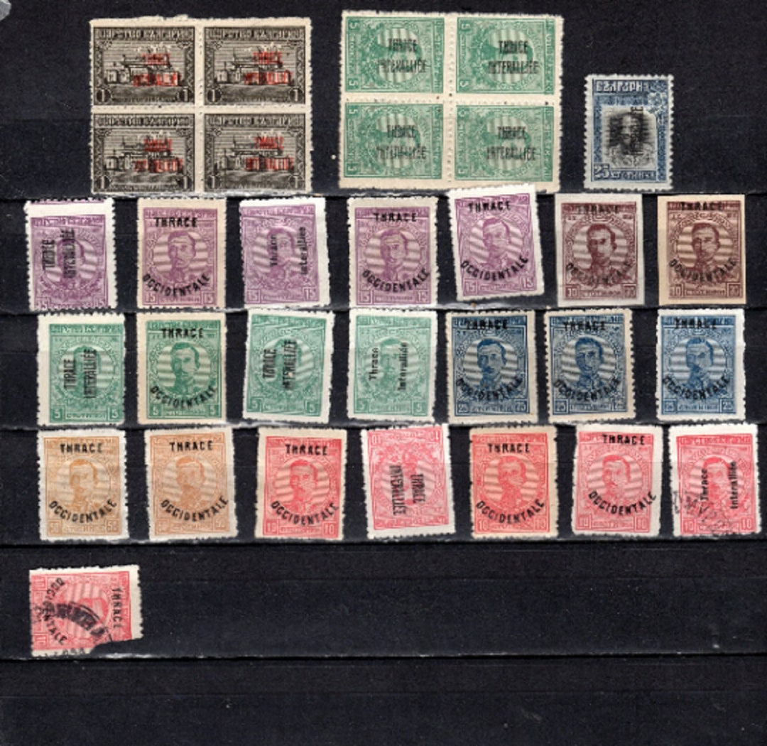 1920 Thrace Overprint Stamp Collection - Etsy