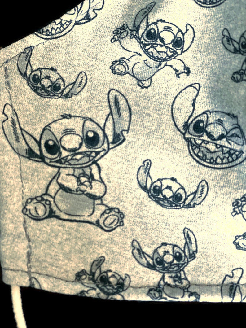 Stitch Face Mask Disney Stitch Mask Face Mask - Etsy