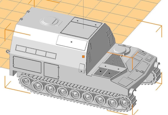 M992 Field Artillery Ammunition Support Vehicle 3D Model 1/87 - Etsy