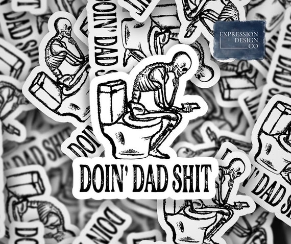 Dad Vinyl Sticker Dad Sticker Dad Life Vinyl Sticker Water - Etsy