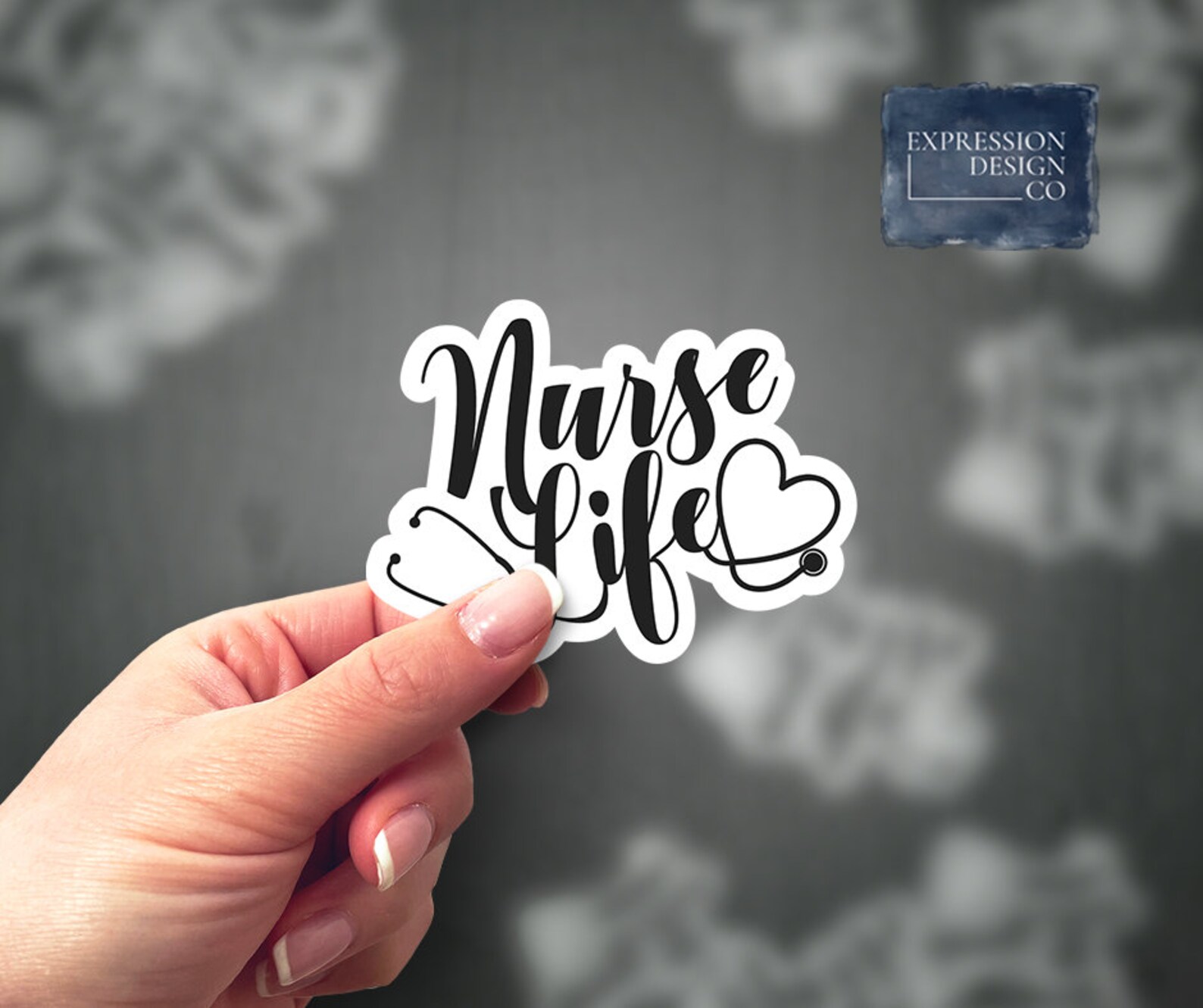 Nurse Life Sticker Nurse Sticker Vinyl Sticker Stethoscope | Etsy