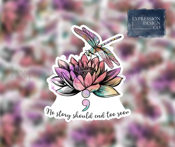 Paper No Story Should End To Soon Vinyl Sticker Water Bottle Decal Die ...