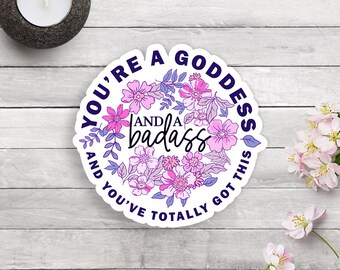 Kinda Emotion Kinda Emotionless Vinyl Sticker, Floral Sticker, Car ...