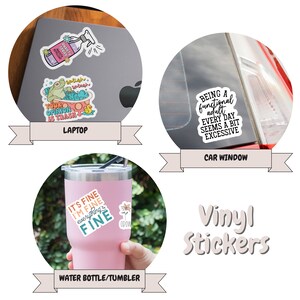 Wish for It Work for It Sticker, Vinyl Sticker, Motivational Sticker ...
