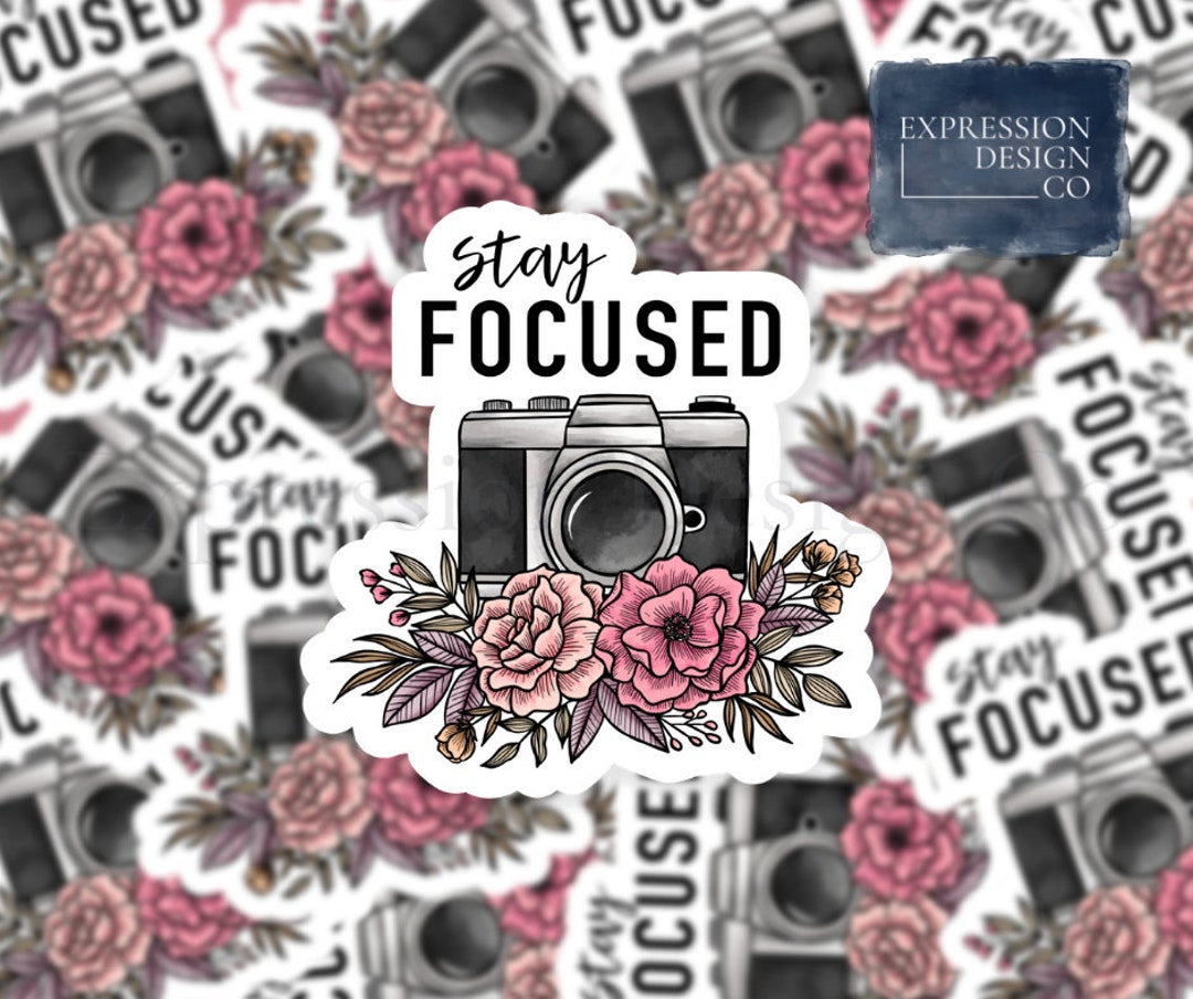 Stay Focused Sticker Decal Motivational Sticker Car Vinyl - Etsy