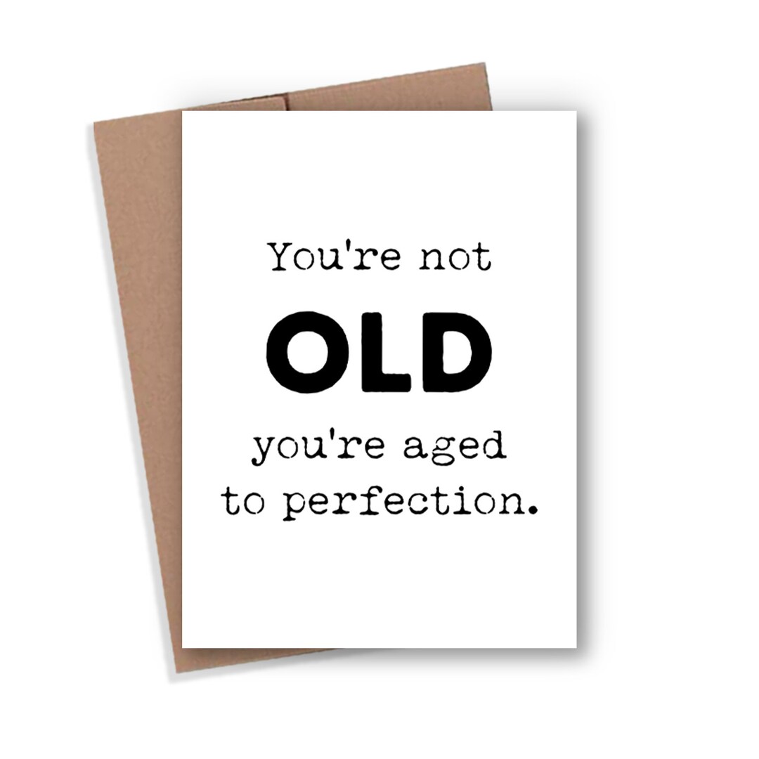 Aged to Perfection Card, Birthday Card for Boyfriend, Birthday Card ...
