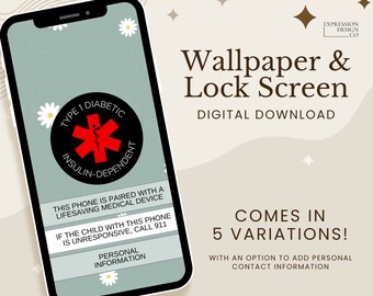 Medical Lock Screen - Etsy