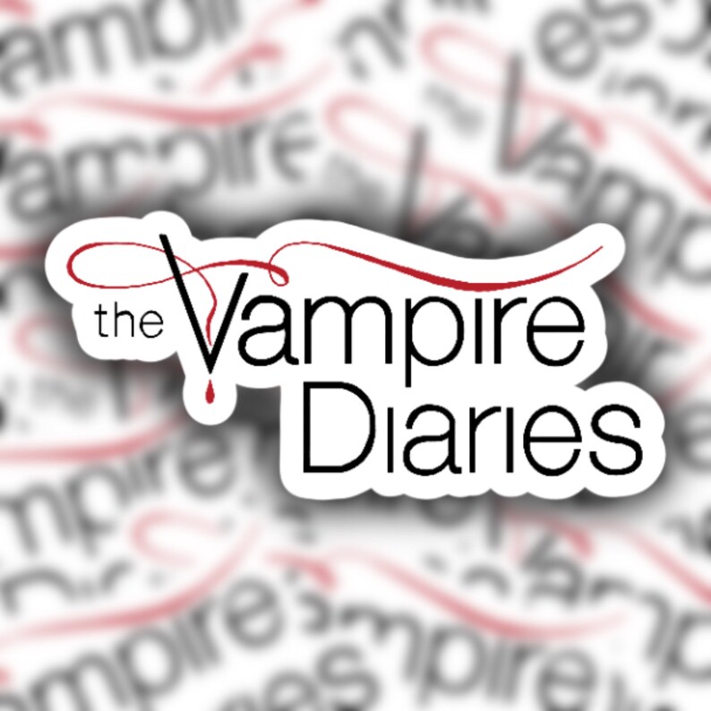 Vampire Diaries Inspired Sticker Set TV Show Stickers | Etsy