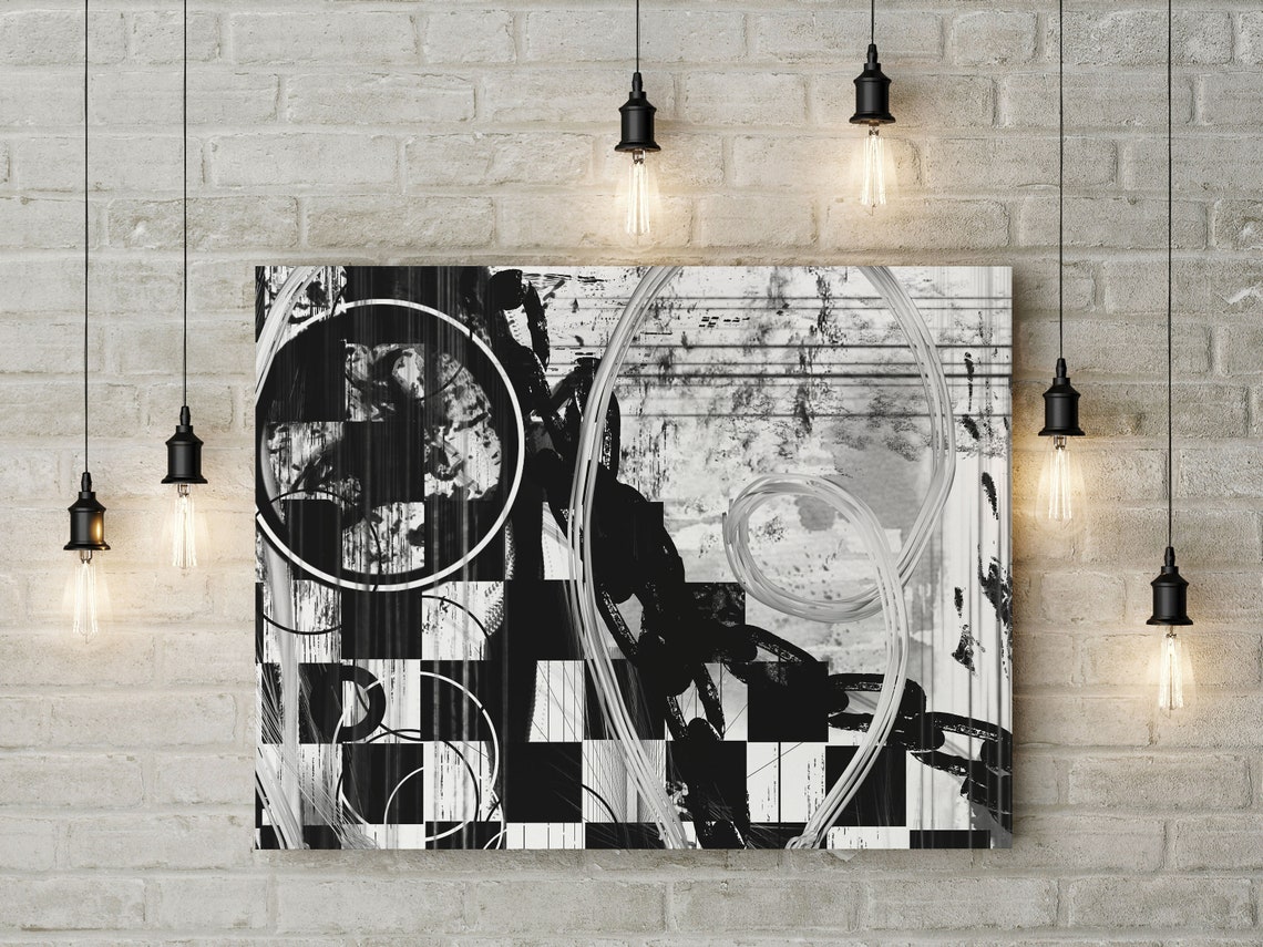 Abstract art print Trendy wall art Abstract digital download | Etsy